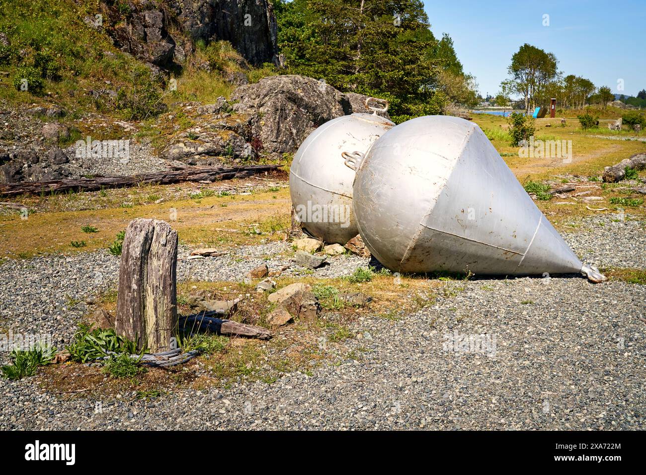 Floating devices from WW2 for steel mesh anti-torpedo and anti ...