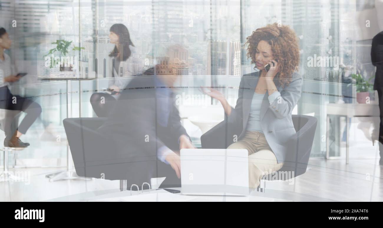 Diverse busy people walking in hi-res stock photography and images - Alamy