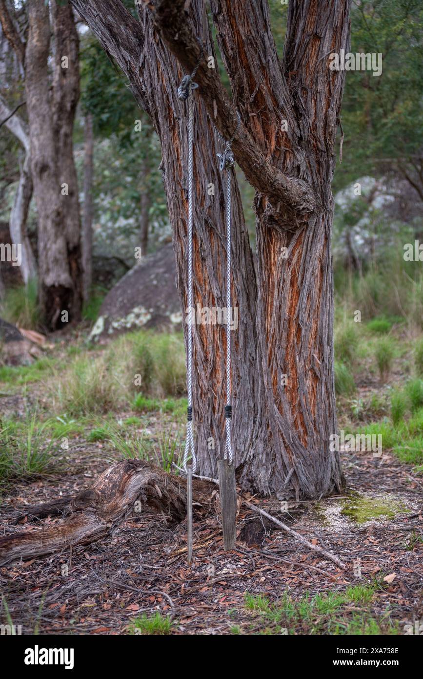 Old broken swing hi-res stock photography and images - Alamy