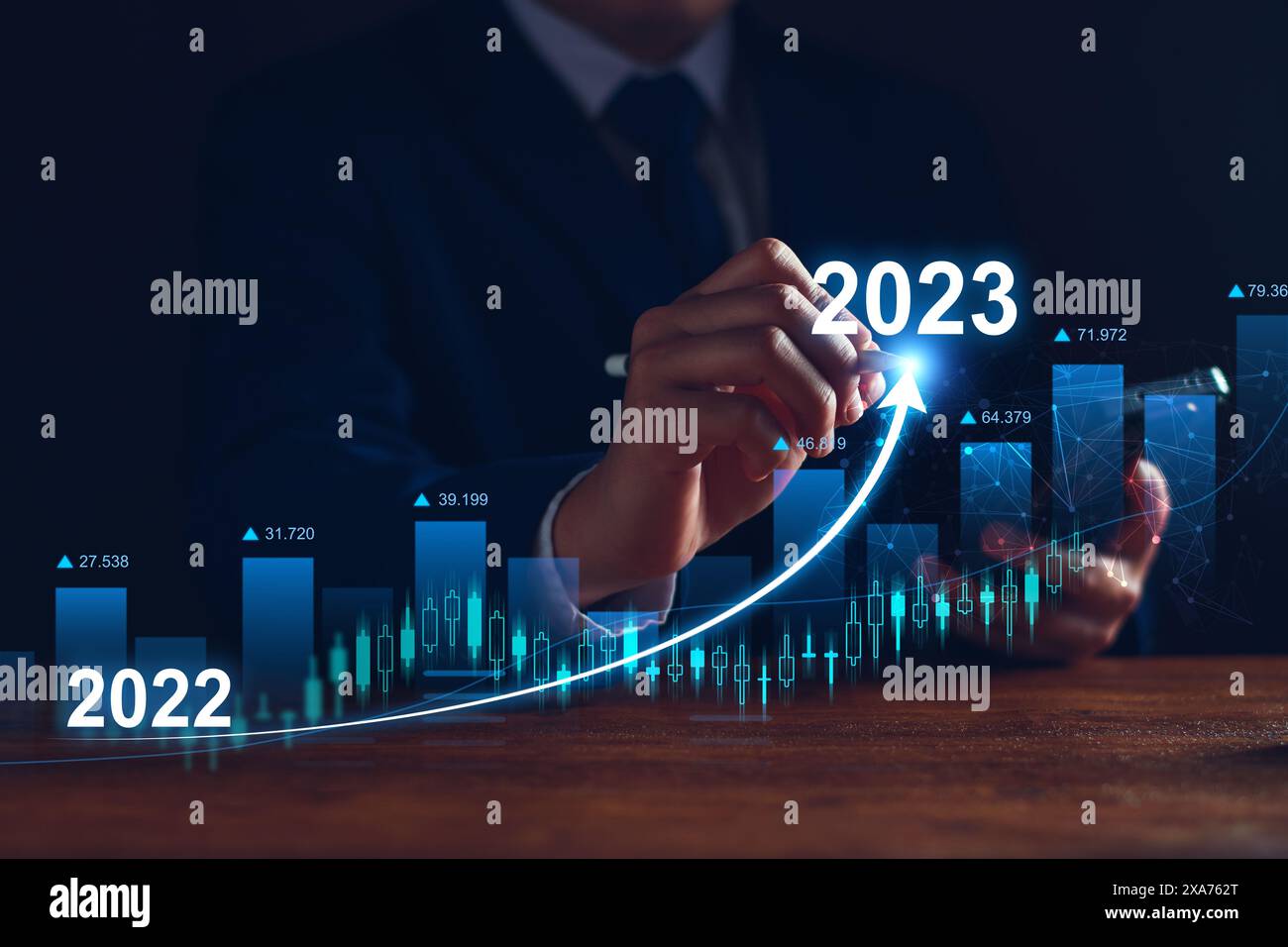 Skyrocket chart hi-res stock photography and images - Alamy