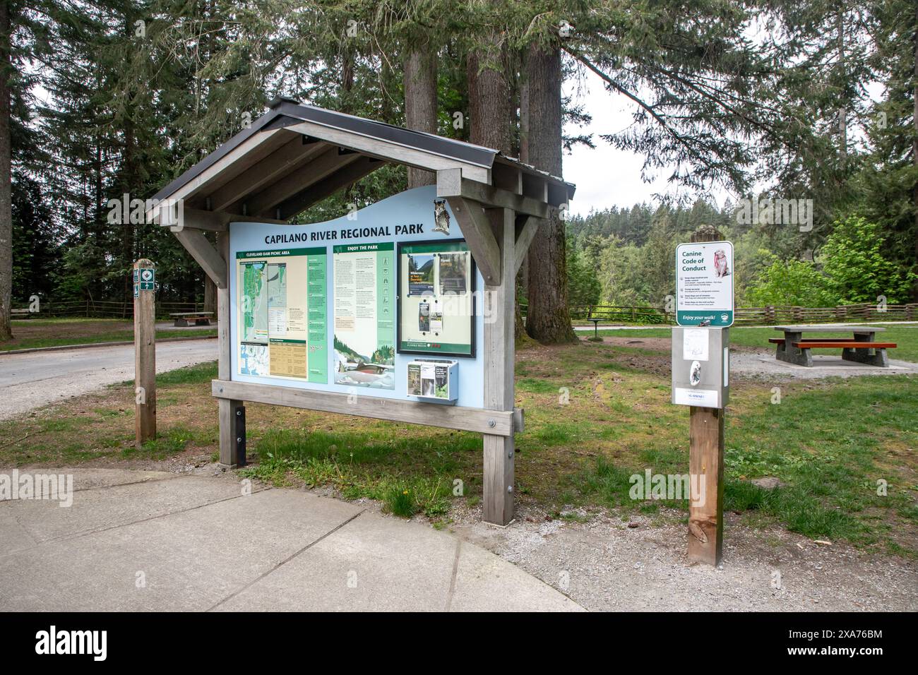 The Capilano River Regional Park in North Vancouver, British Columbia ...