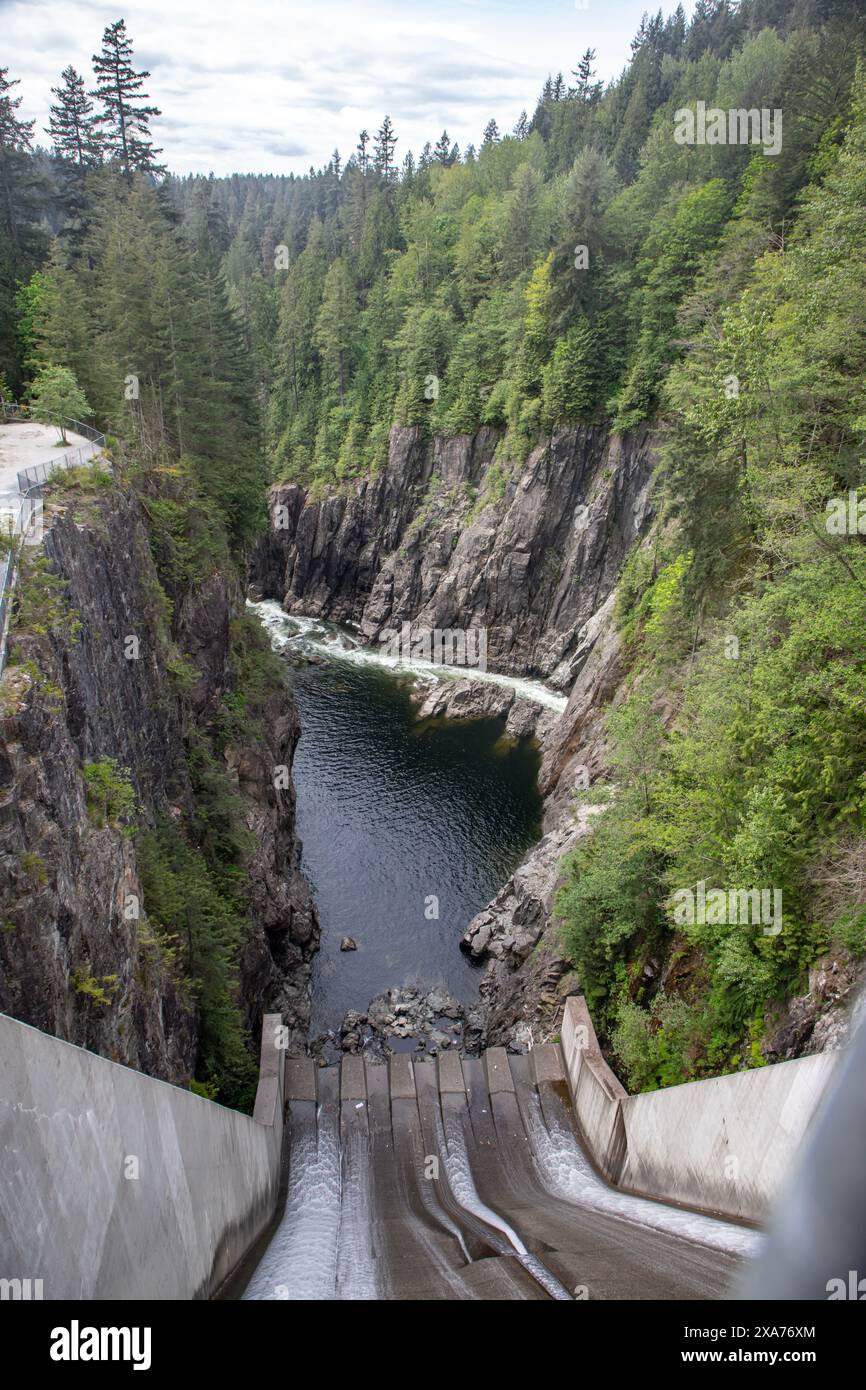 The Capilano River Regional Park in North Vancouver, British Columbia ...