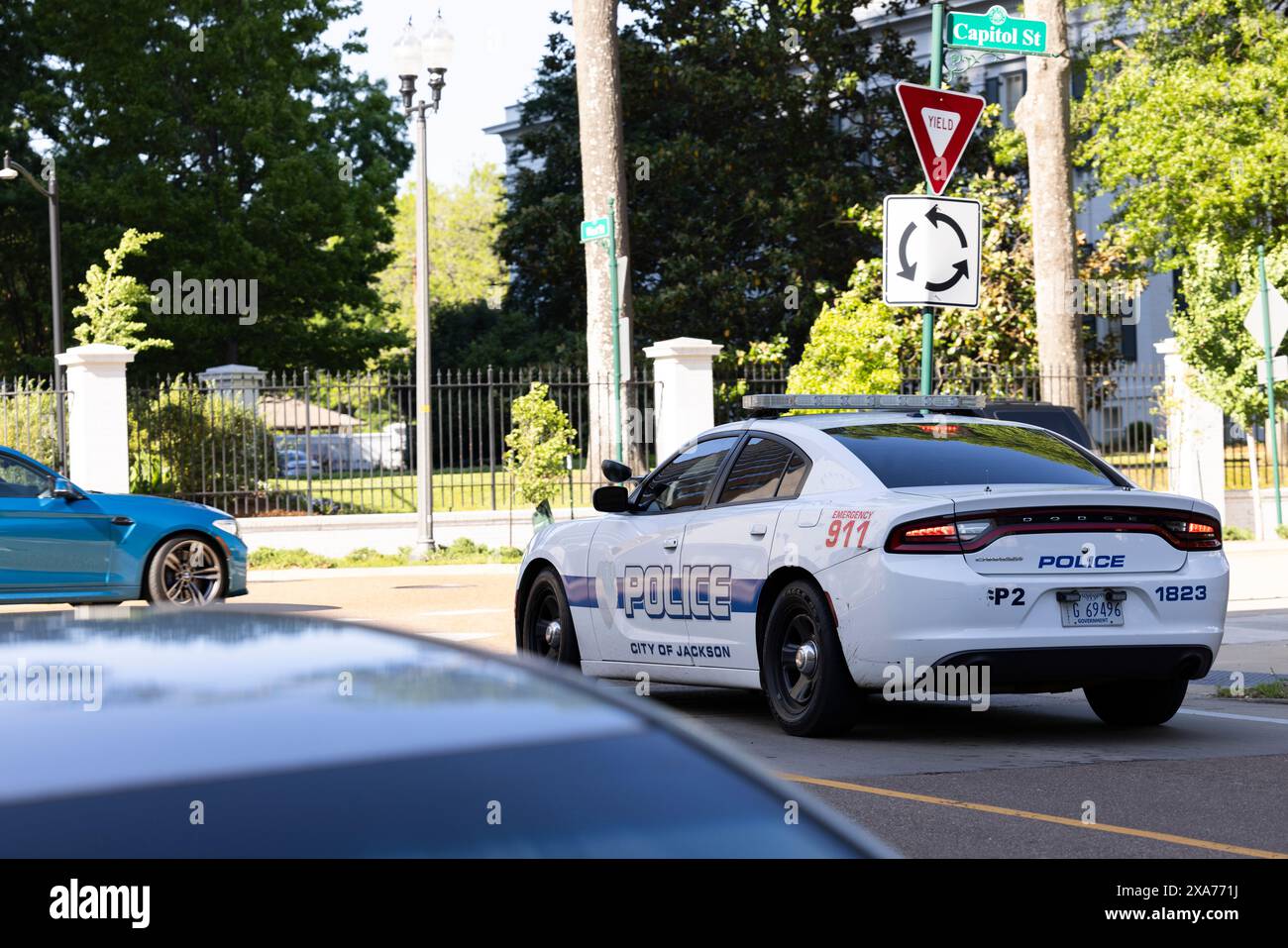 Jackson, Mississippi, USA - April 23, 2024: A City of Jackson Police ...