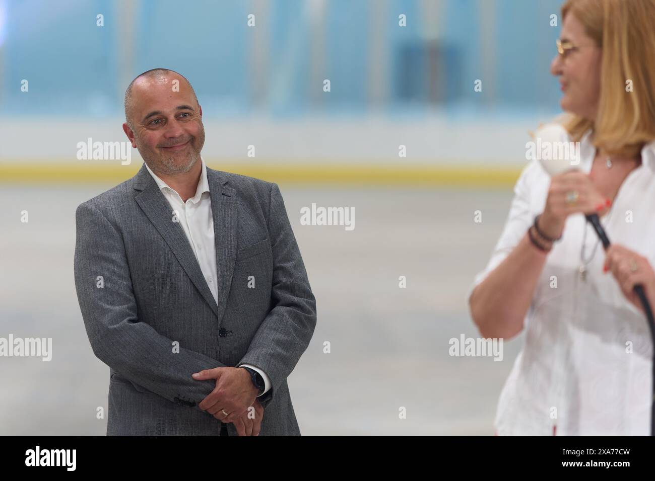 Bucharest, Romania. 4th June, 2024: Nagy Attila Ferenc, president of ...