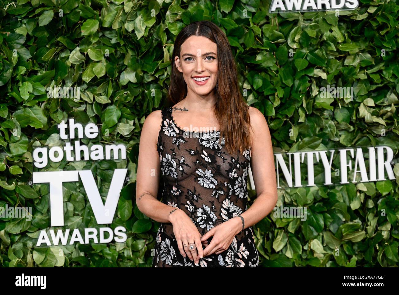 Riley Keough attends the Gotham TV Awards at Cipriani Broadway on ...