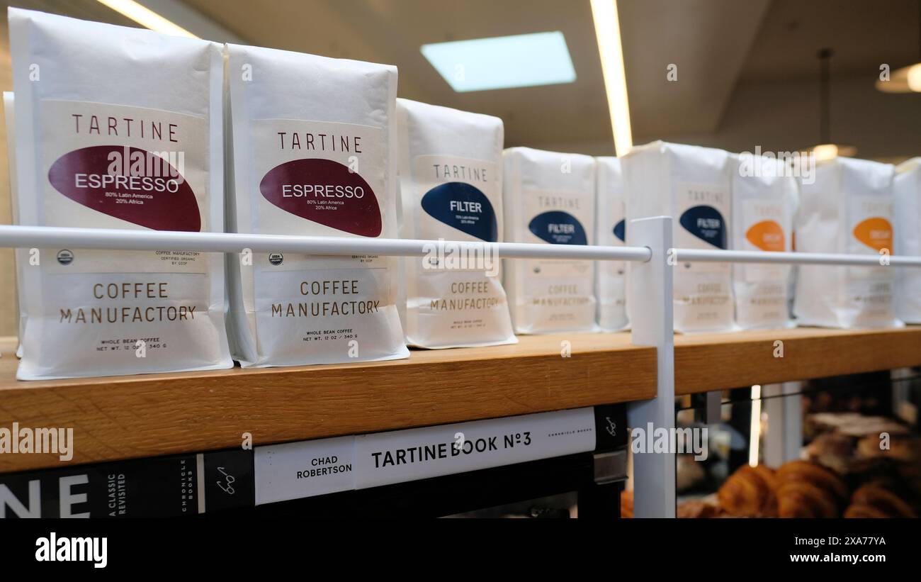 Coffee Manufactory Espresso bags on display at Tartine in the Inner ...