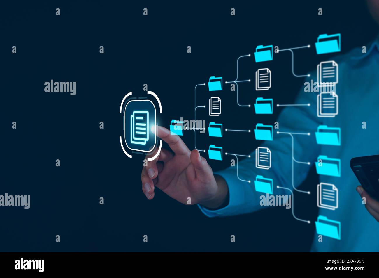 Document Management System Dms And Business Process System Automation Technology Finger