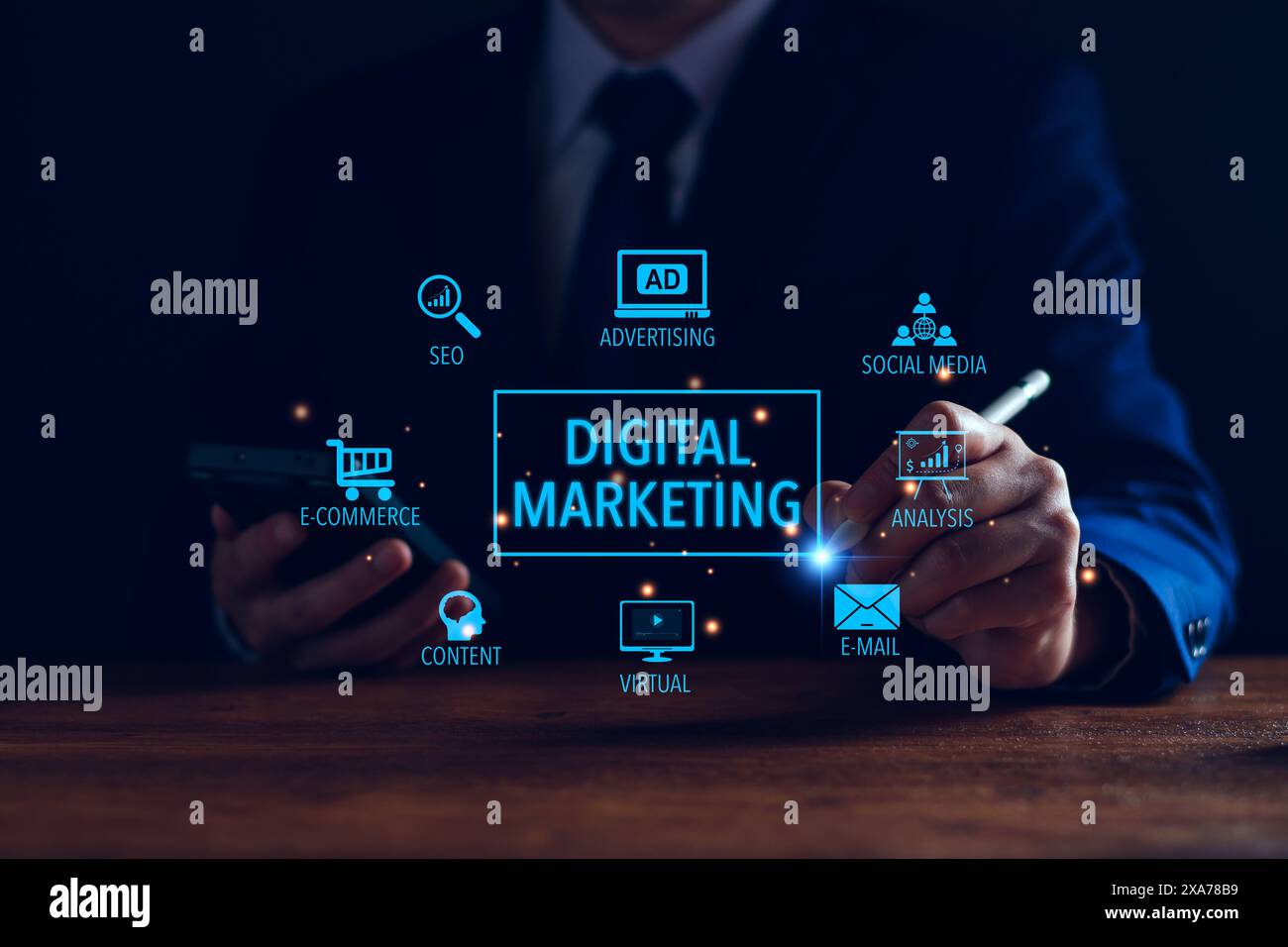 Digital marketing internet advertising and sales increase business ...