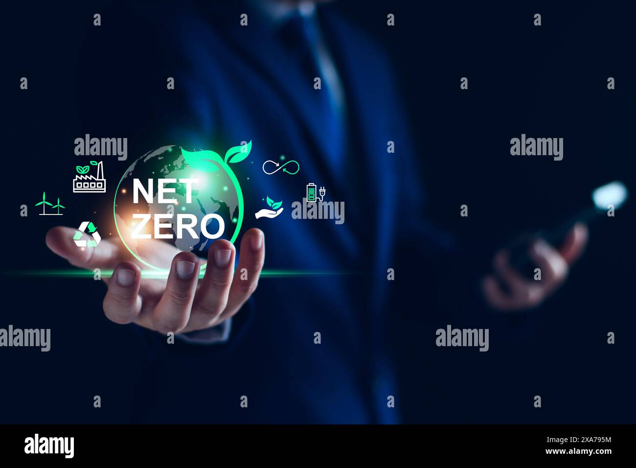 Net zero by 2050. Carbon neutral. Net zero greenhouse gas emissions ...