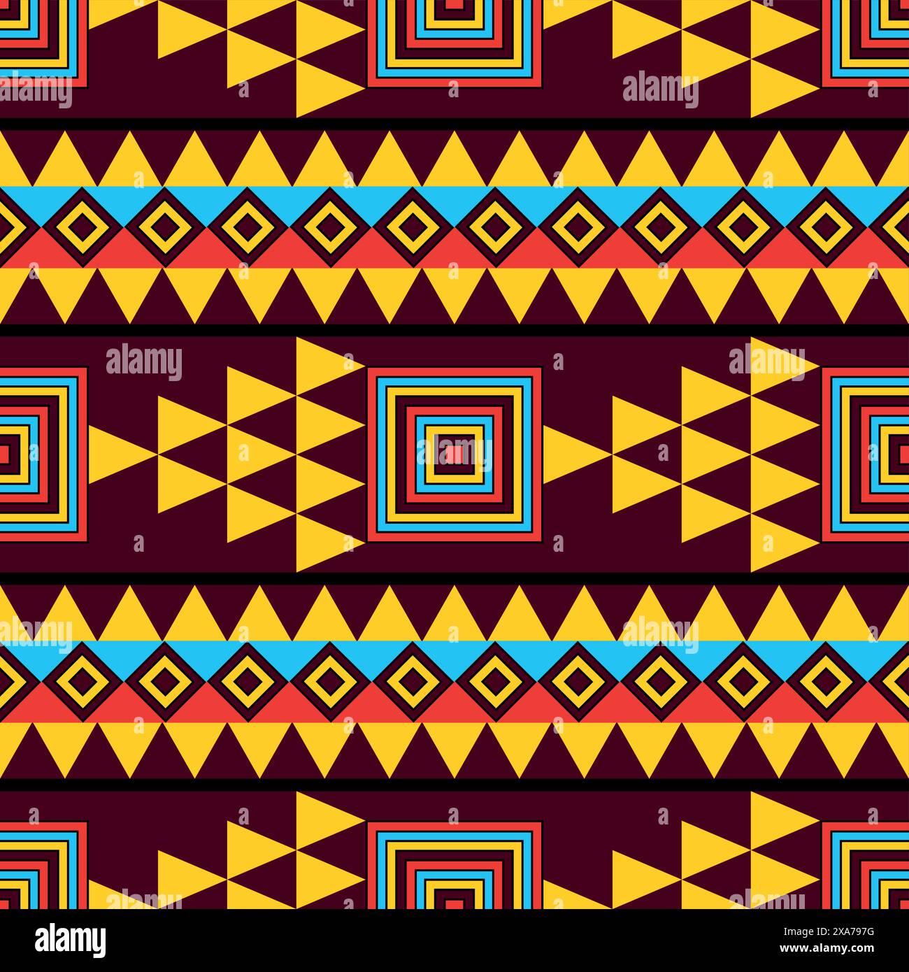 Beautiful ancient colombian indigenous geometrical seamless pattern ...
