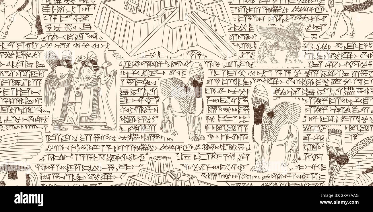 Mesopotamia cuneiform Stock Vector Images - Alamy