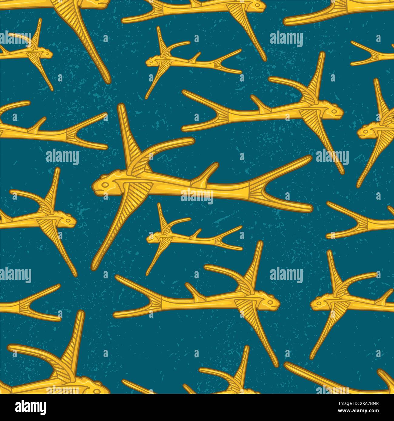 Beautiful colombian ancient indigenous golden fish representation ...