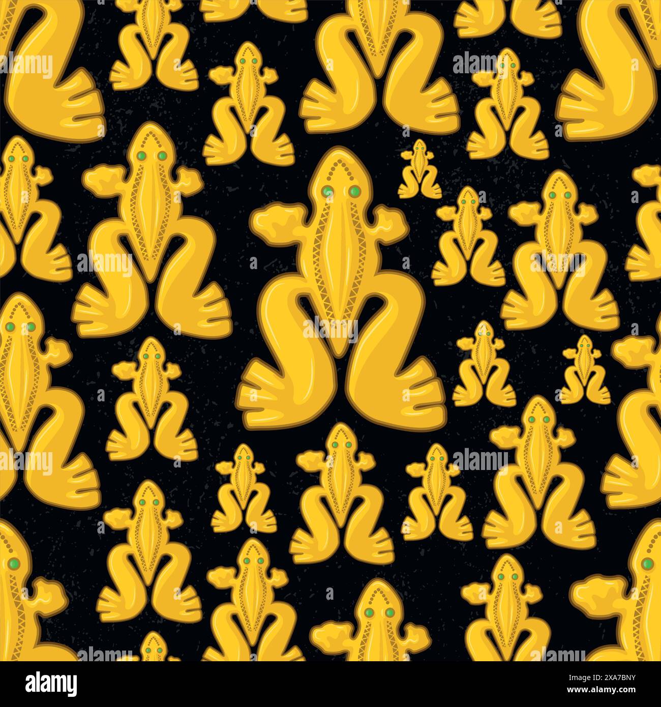 Beautiful colombian ancient indigenous golden frog representation ...