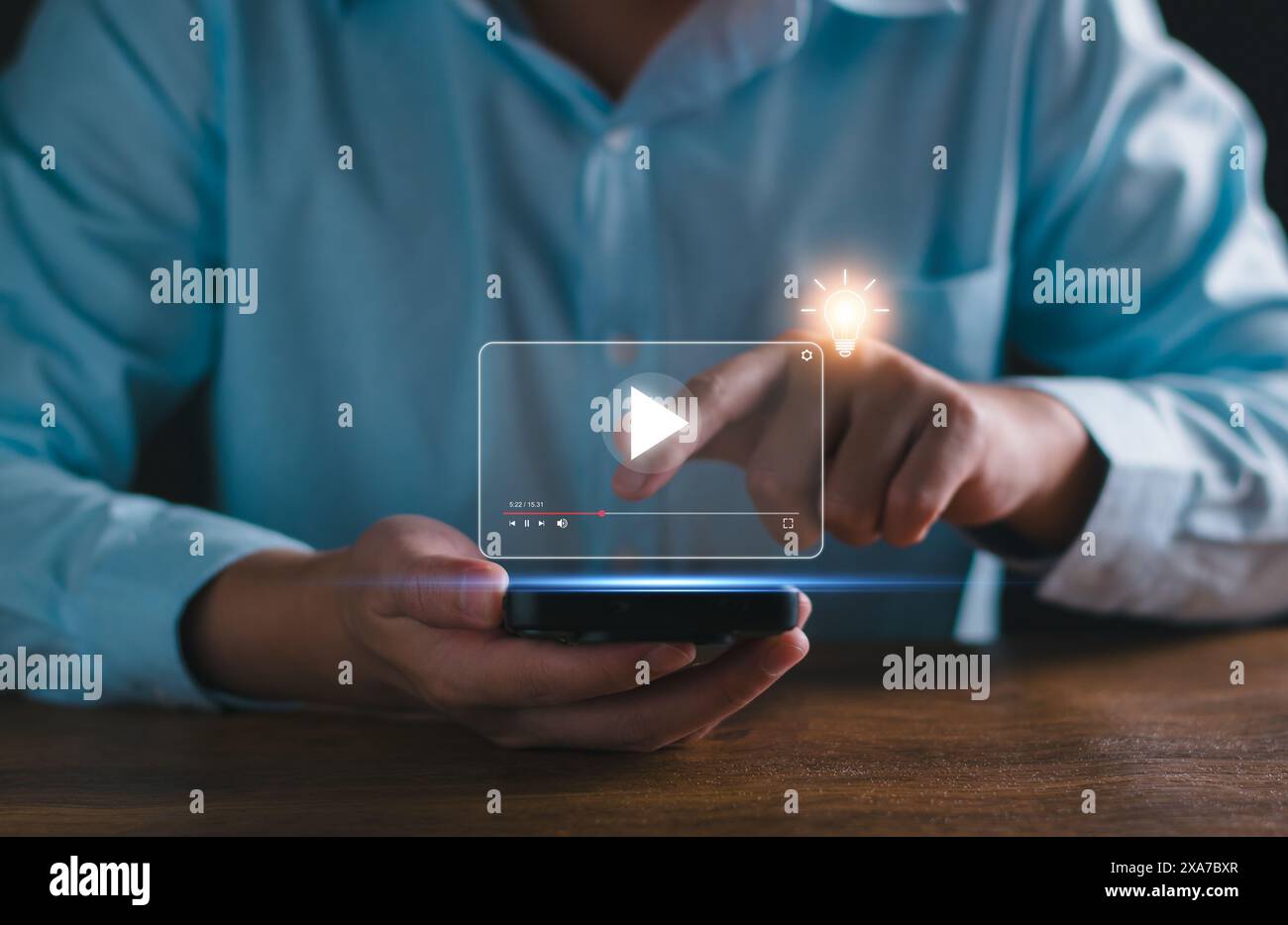 Online video tutorial concept hi-res stock photography and images - Alamy