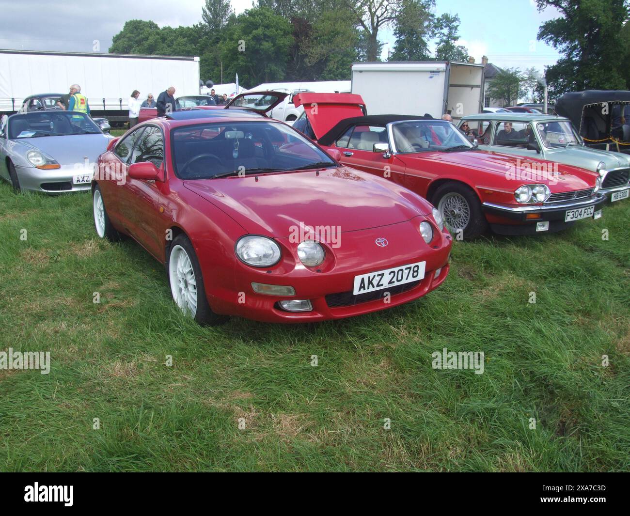 Toyota Supra Magheragall County fair Classic Car Show Stock Photo - Alamy