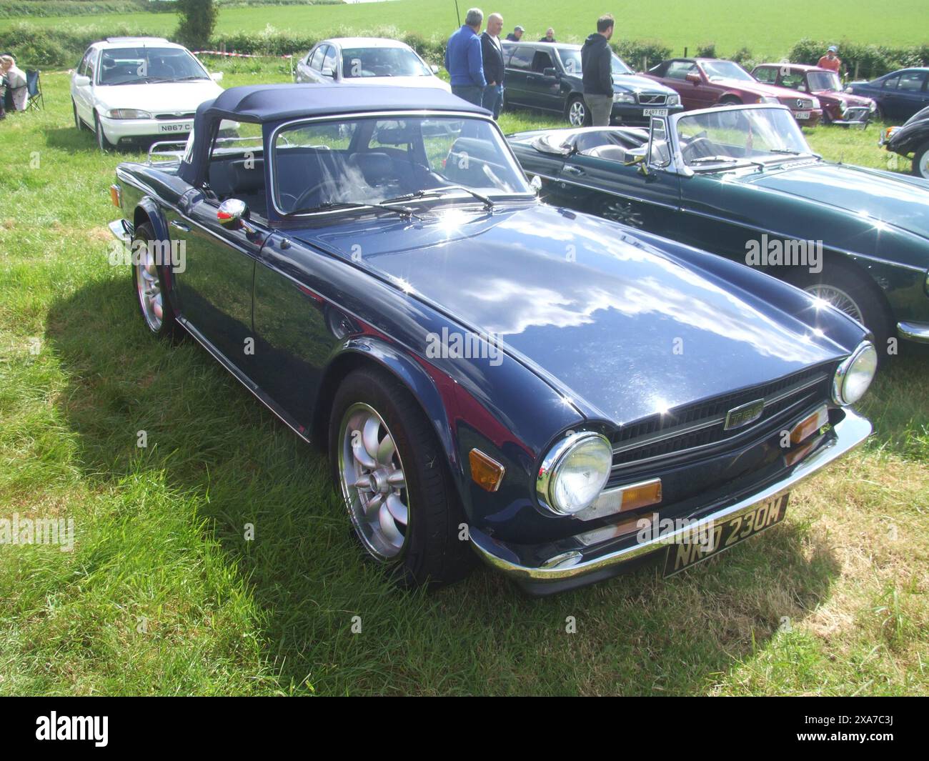 Triumph TR6 on display at Magheragall County Fair 2024 Stock Photo - Alamy