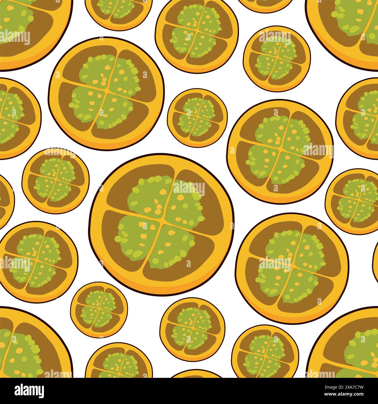 Lulo fruit Stock Vector Images - Alamy