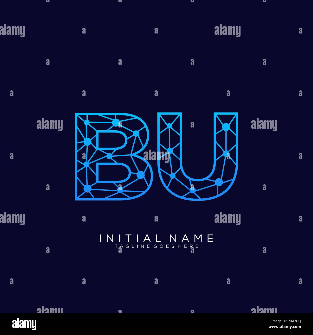 BU tech logo icon design template Stock Vector Image & Art - Alamy