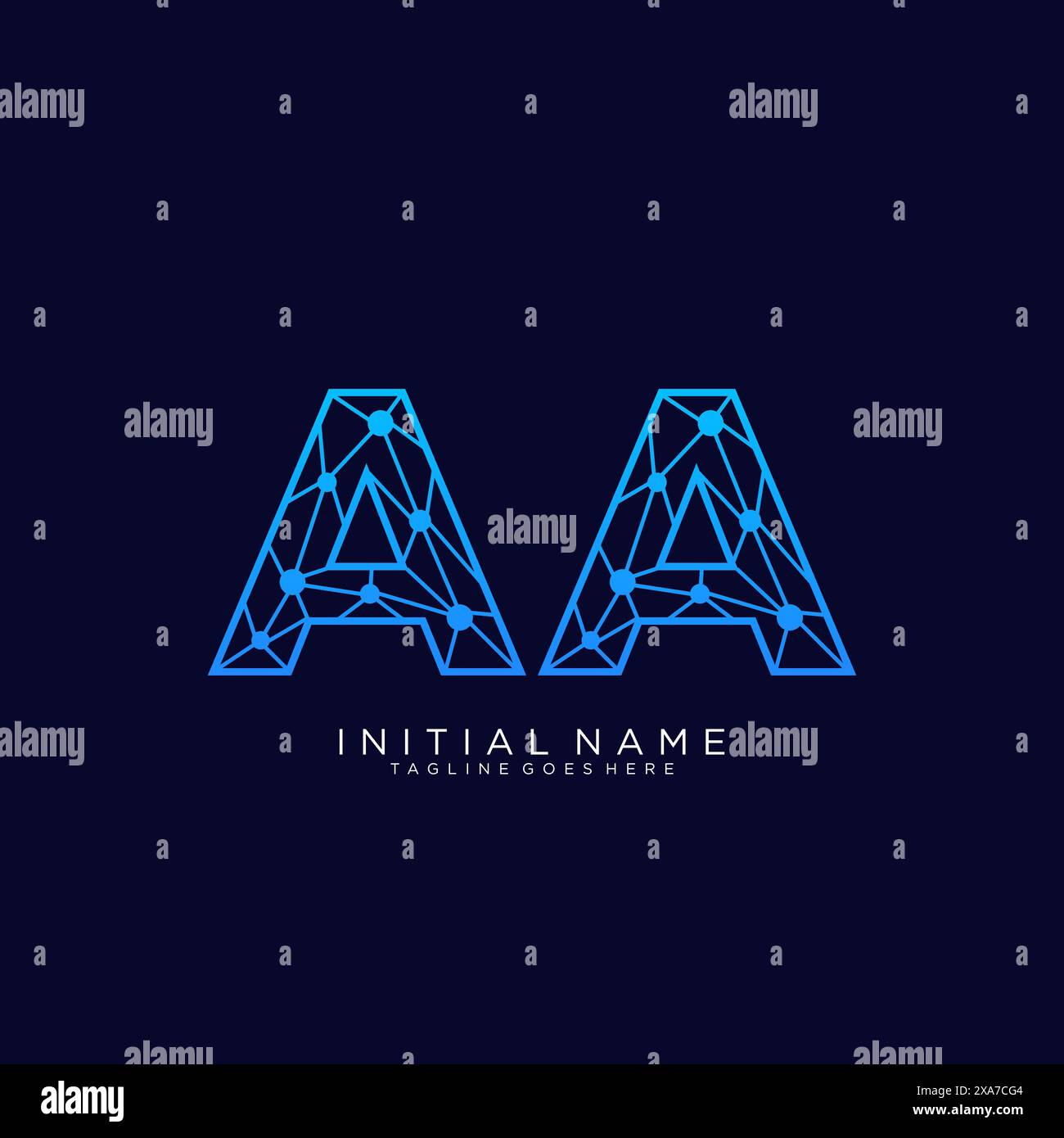 Aa logo design hi-res stock photography and images - Alamy
