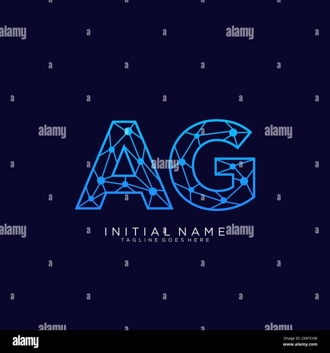 AG tech logo icon design template Stock Vector Image & Art - Alamy