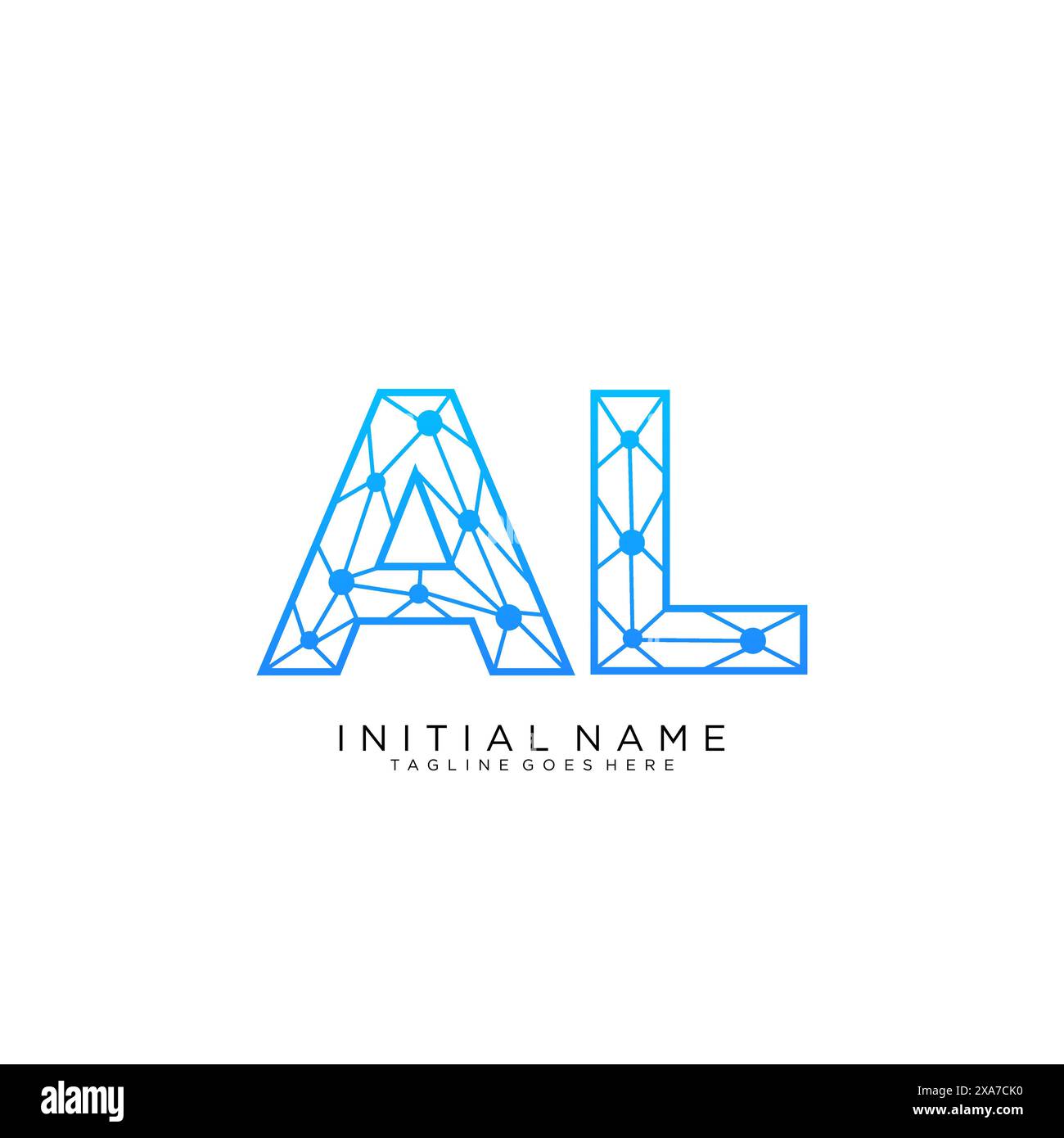 AL tech logo icon design template Stock Vector Image & Art - Alamy