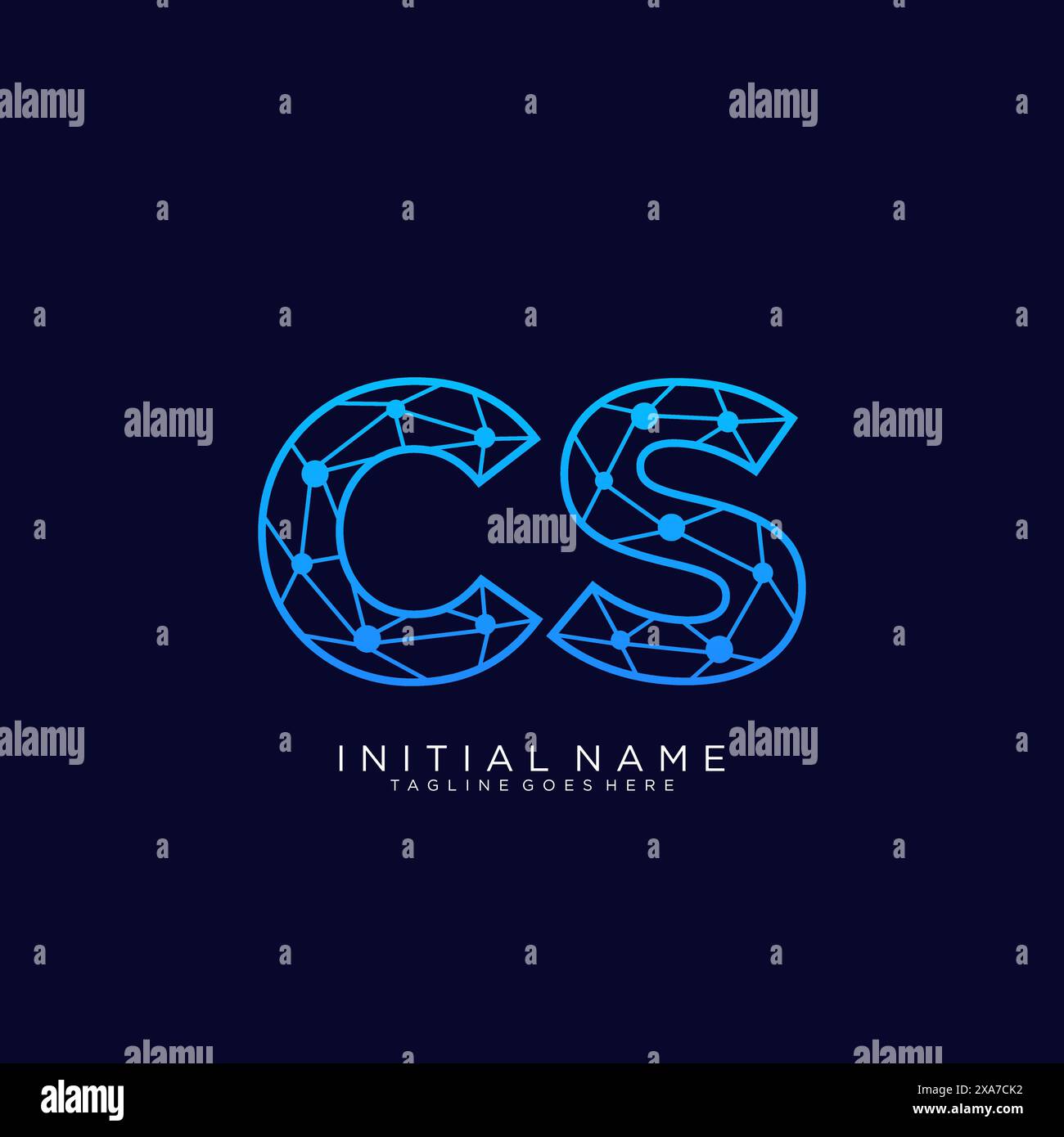 CS tech logo icon design template Stock Vector Image & Art - Alamy