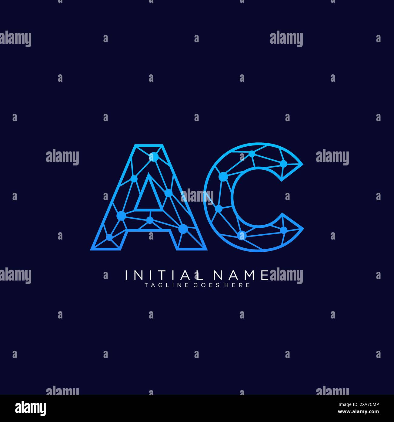 Ac logo design hi-res stock photography and images - Alamy