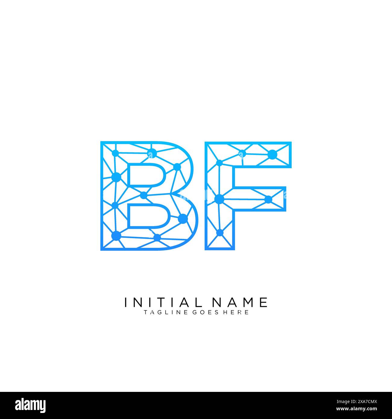 Bf logo design hi-res stock photography and images - Alamy