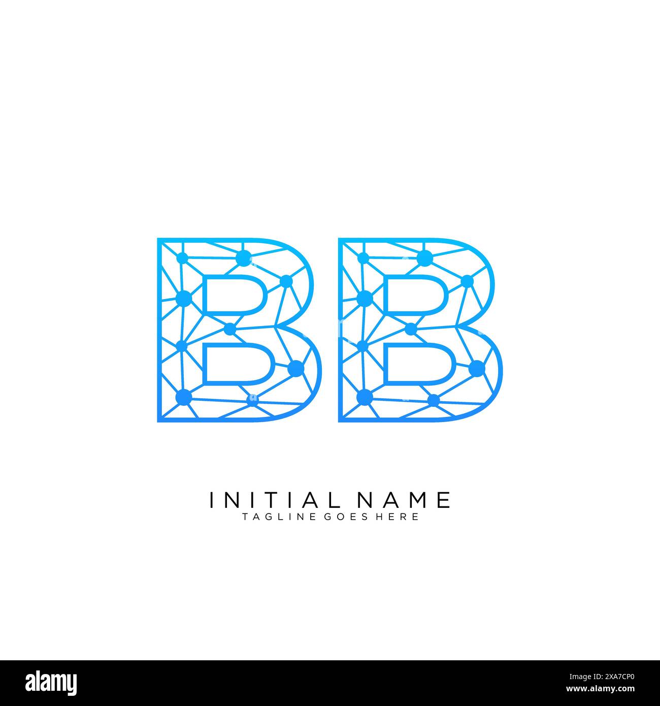 Bb logo design hi-res stock photography and images - Alamy