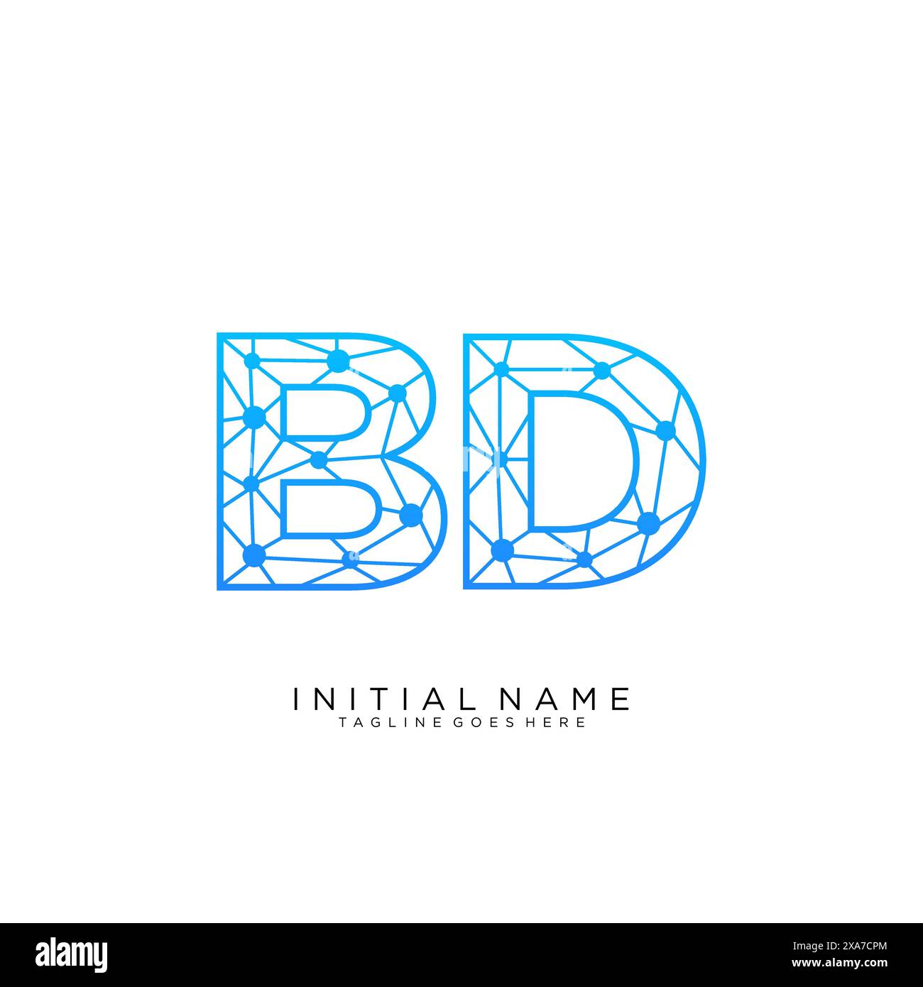 BD tech logo icon design template Stock Vector Image & Art - Alamy