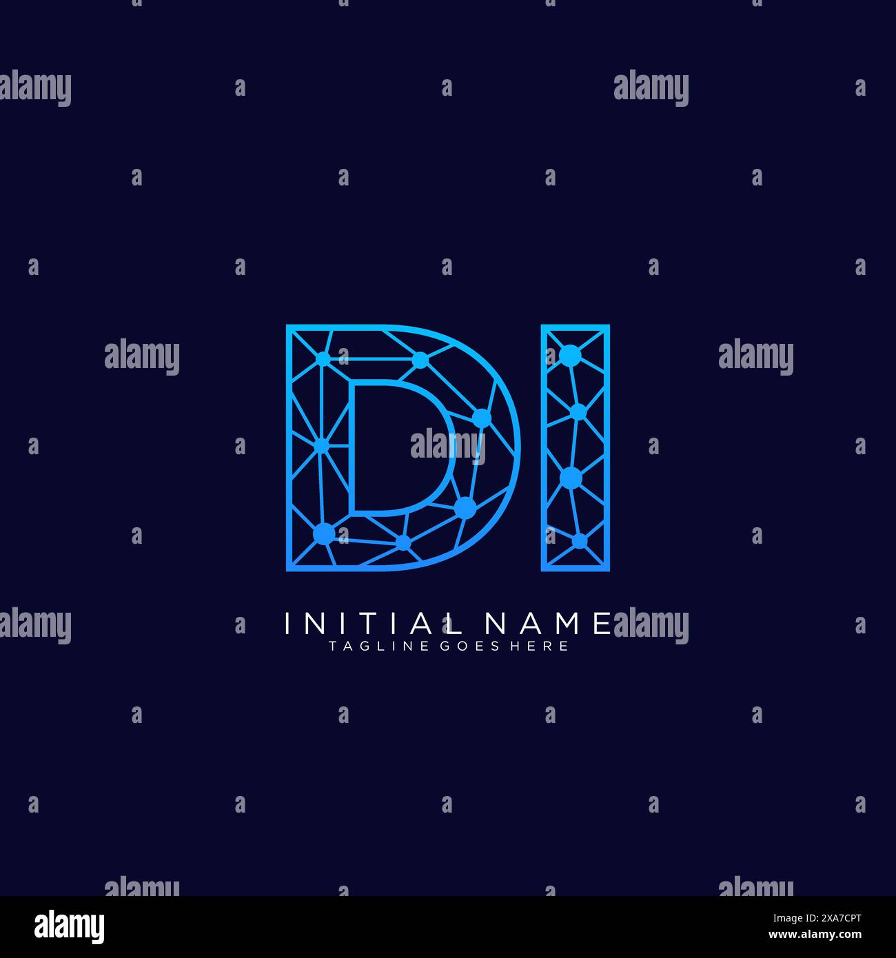 Di logo design Stock Vector Images - Alamy