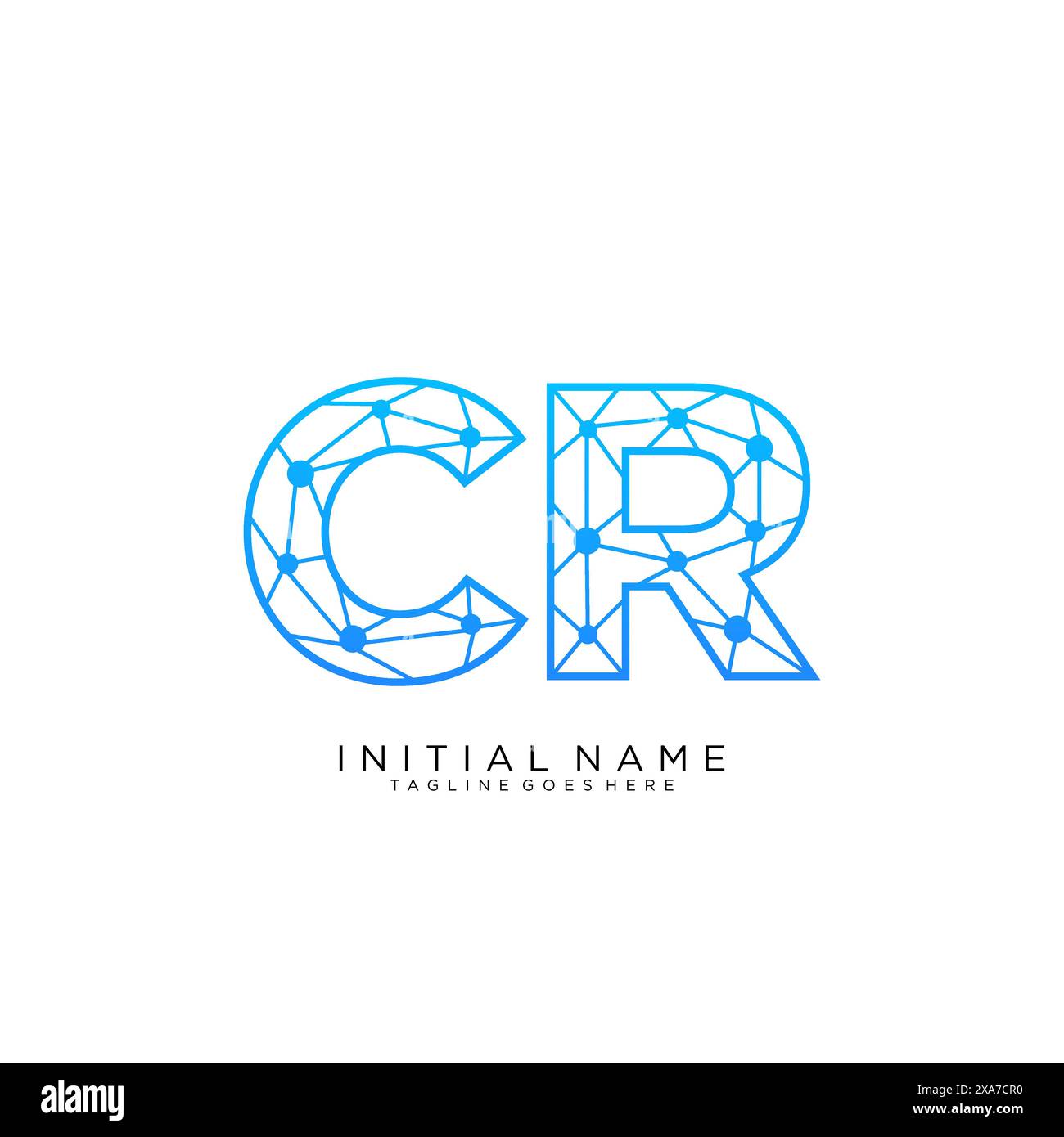CR tech logo icon design template Stock Vector Image & Art - Alamy