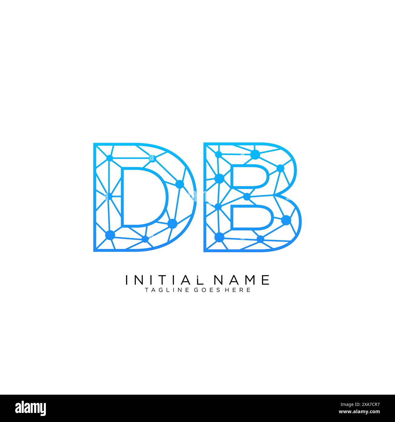 DB tech logo icon design template Stock Vector Image & Art - Alamy