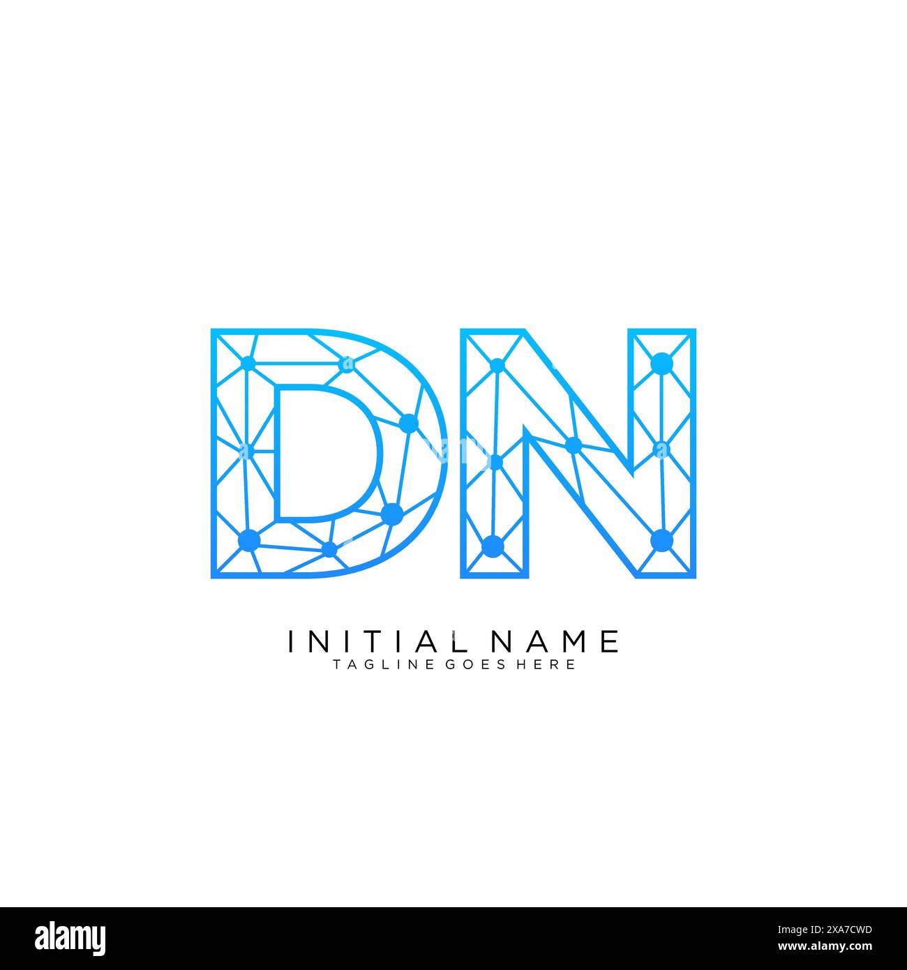 Dn logo Stock Vector Images - Alamy