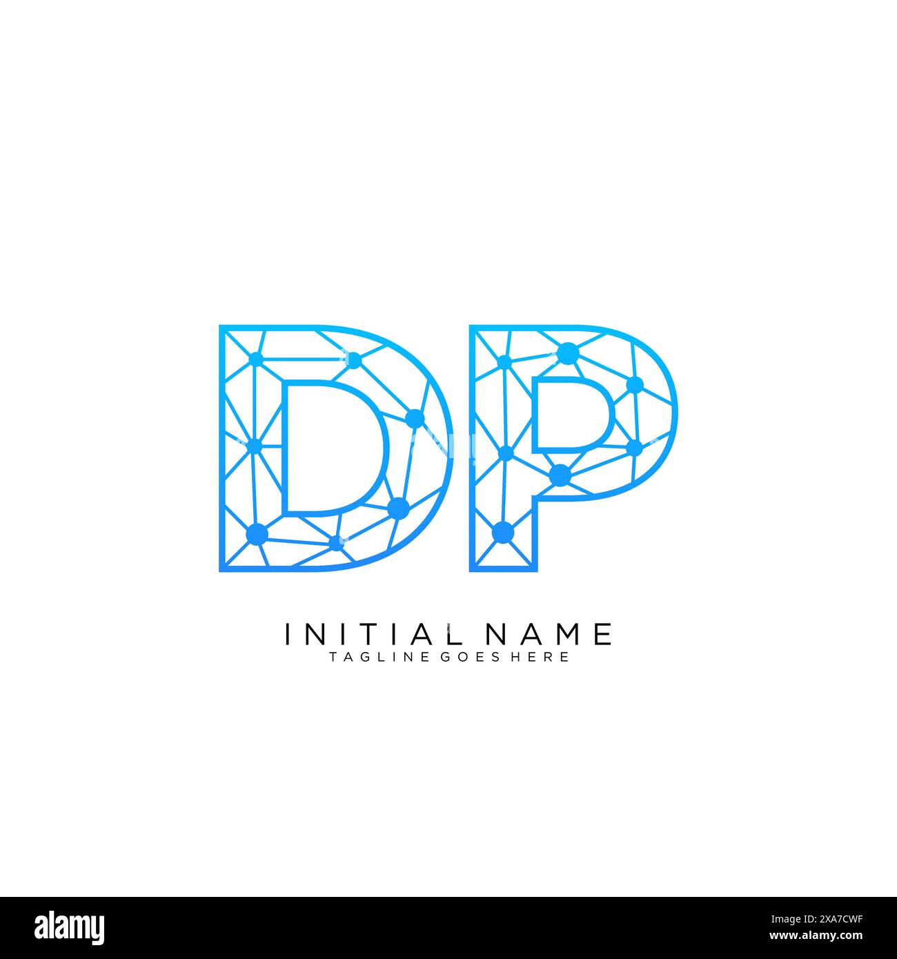 Dp logo design hi-res stock photography and images - Alamy