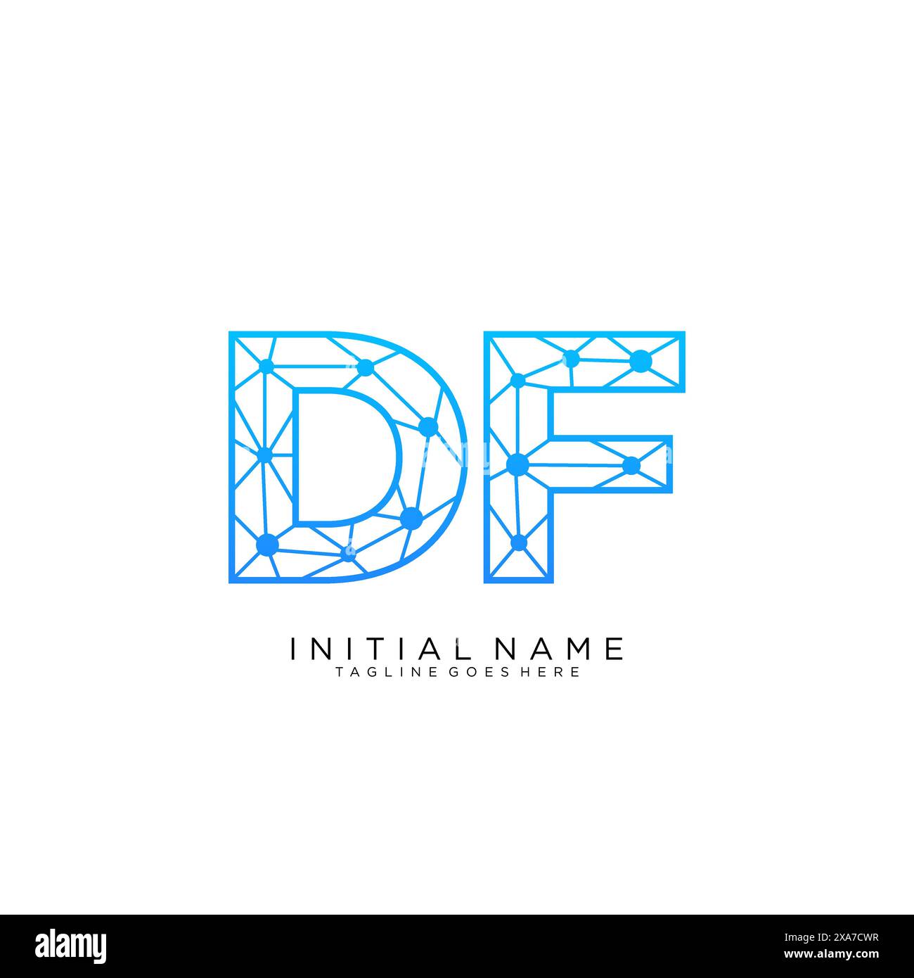 DF tech logo icon design template Stock Vector Image & Art - Alamy