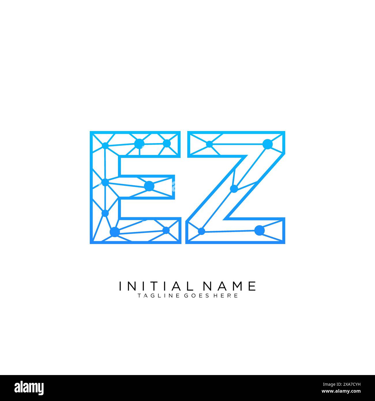 EZ tech logo icon design template Stock Vector Image & Art - Alamy