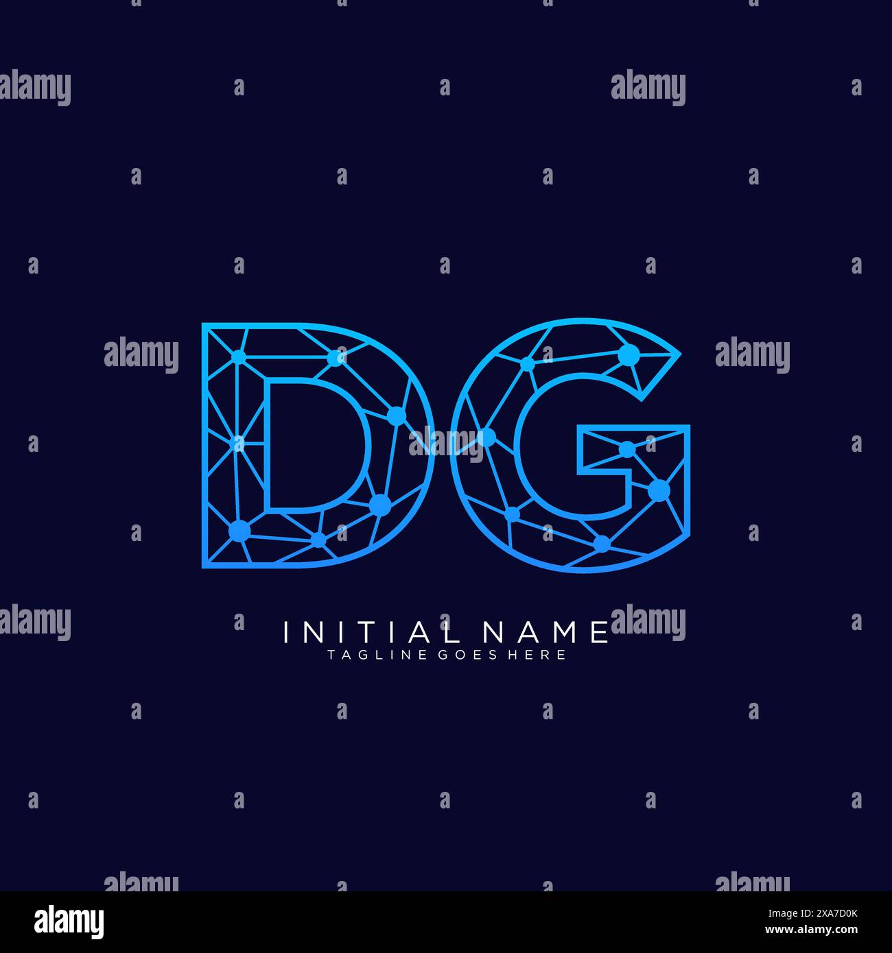 Dg logo design hi-res stock photography and images - Alamy