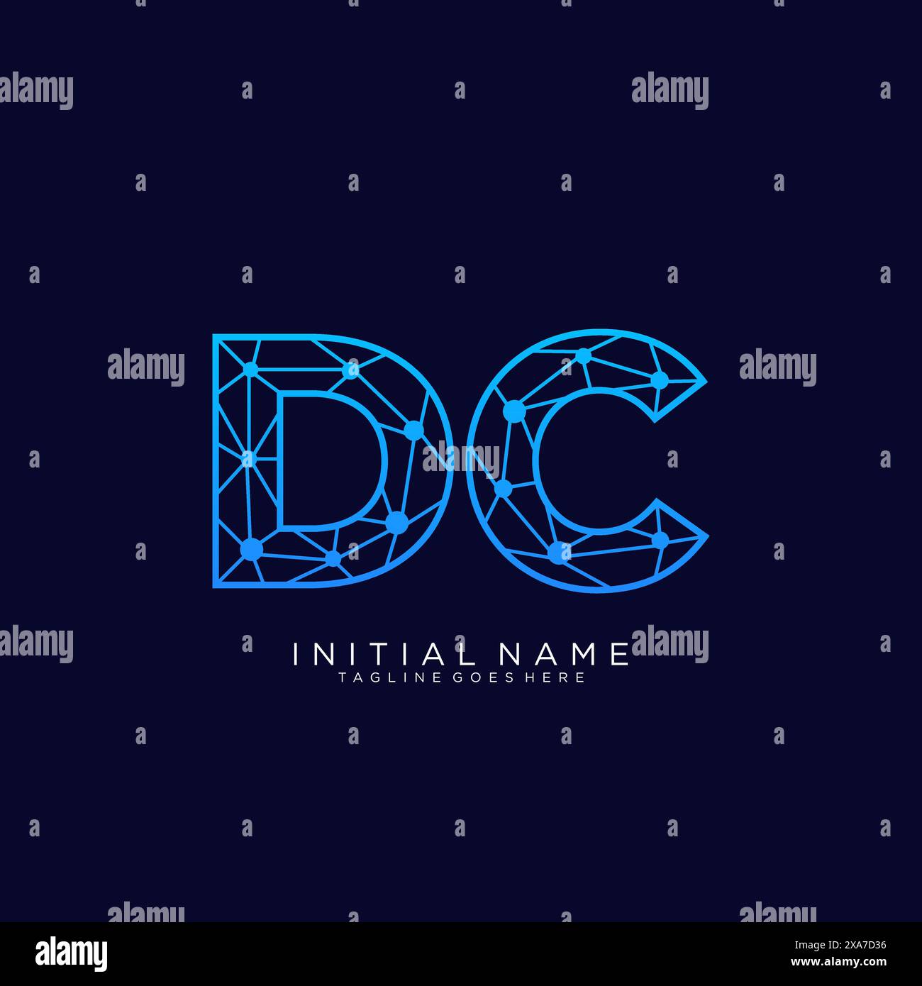 Dc logo vector hi-res stock photography and images - Alamy