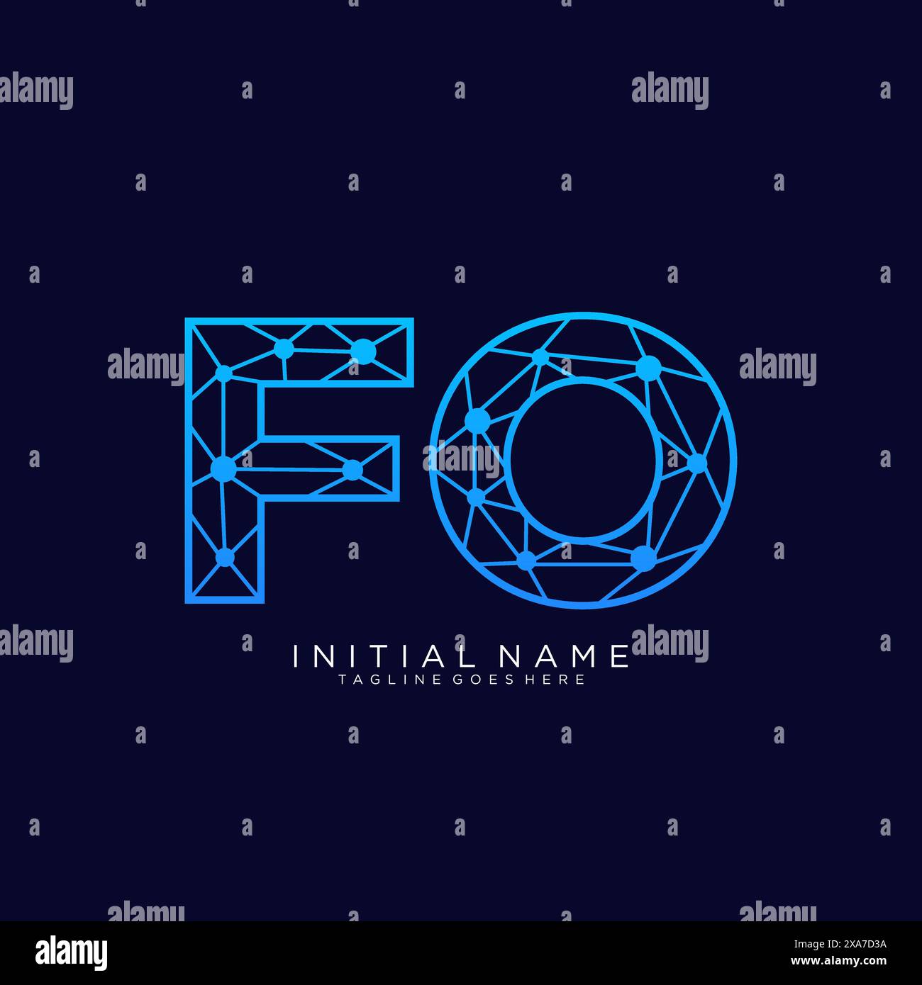 Fo logo design hi-res stock photography and images - Alamy
