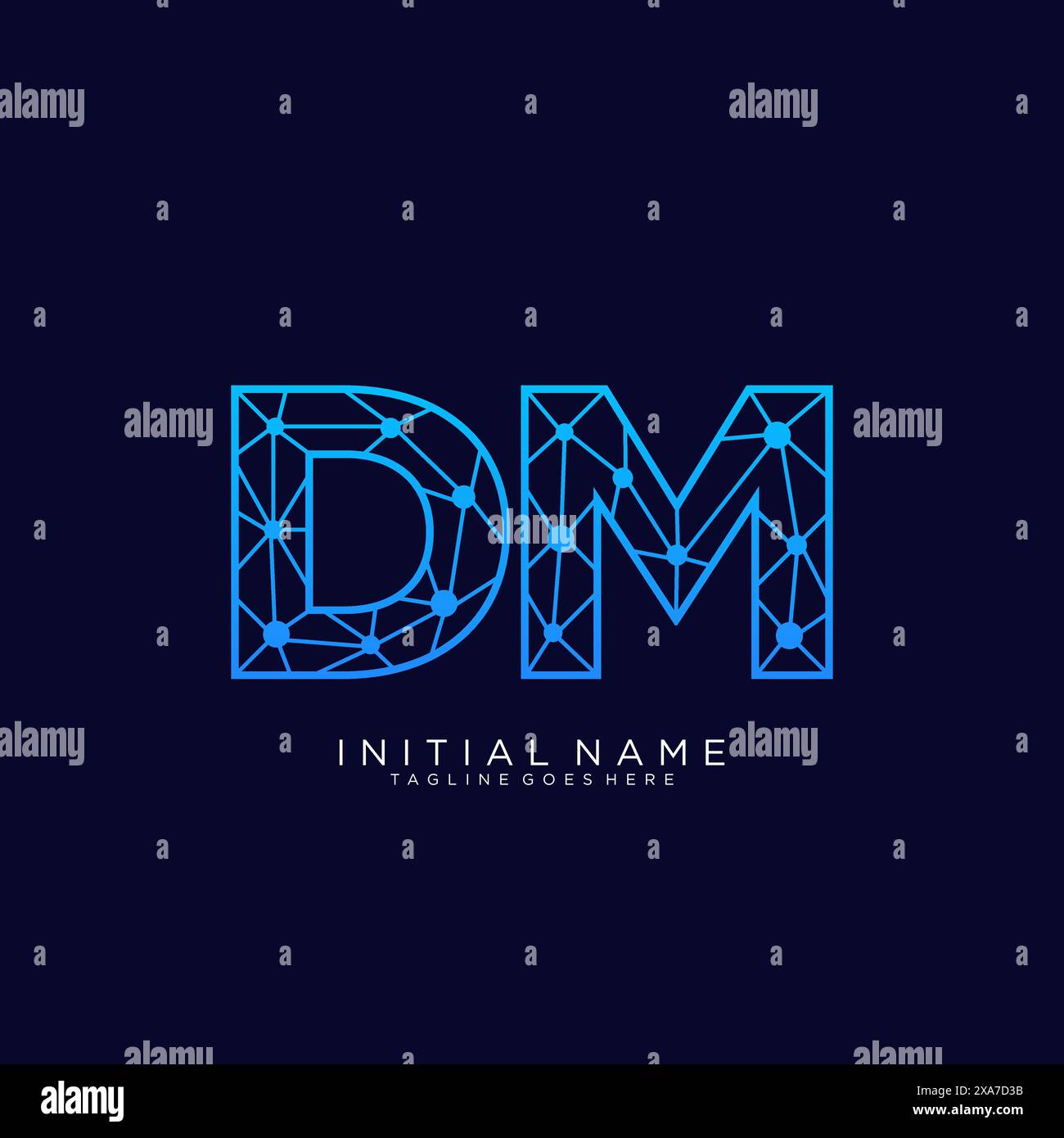 Dm Digital Logo Dm Tech Logo Hi Res Stock Photography And Images