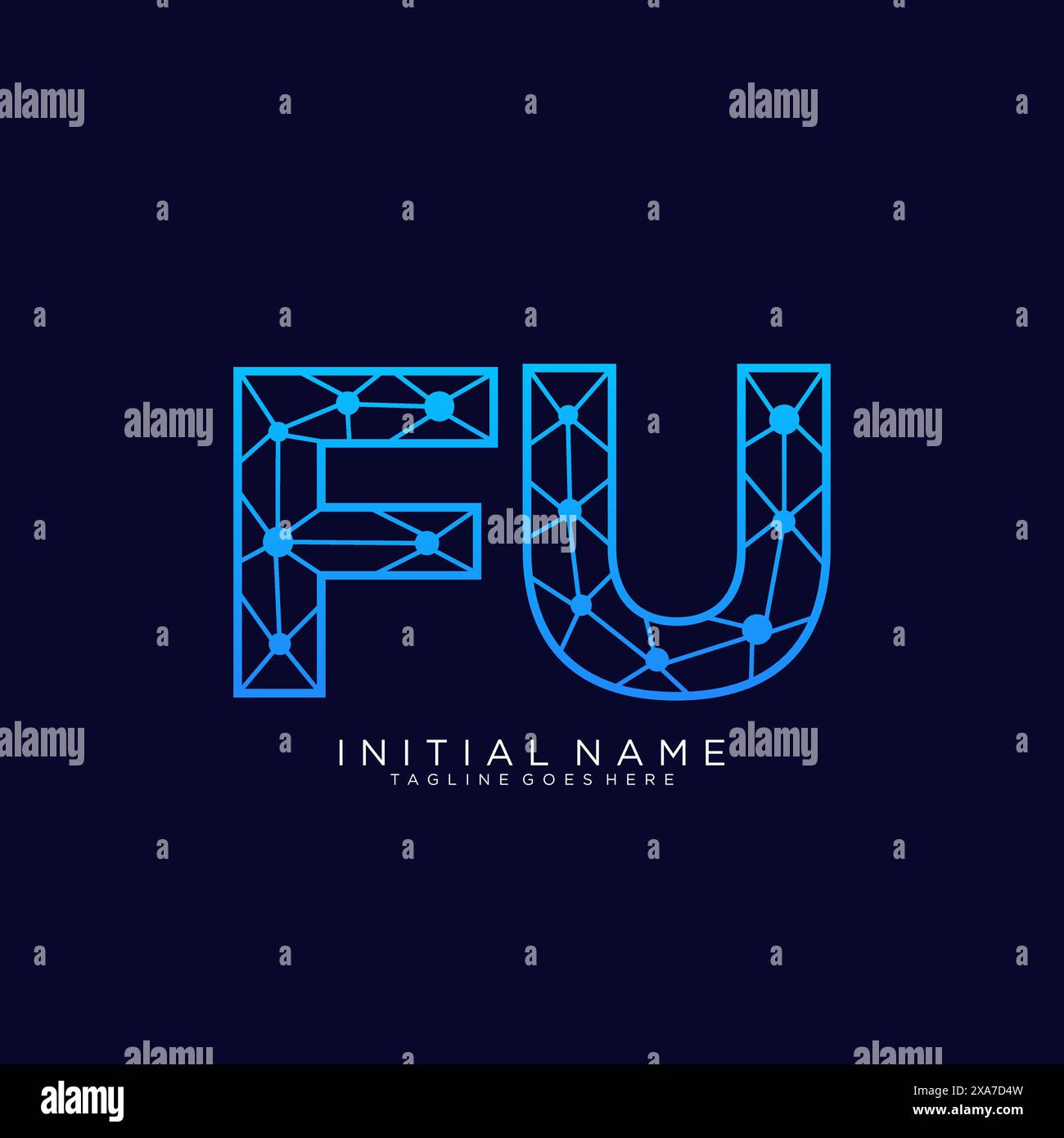 FU tech logo icon design template Stock Vector Image & Art - Alamy