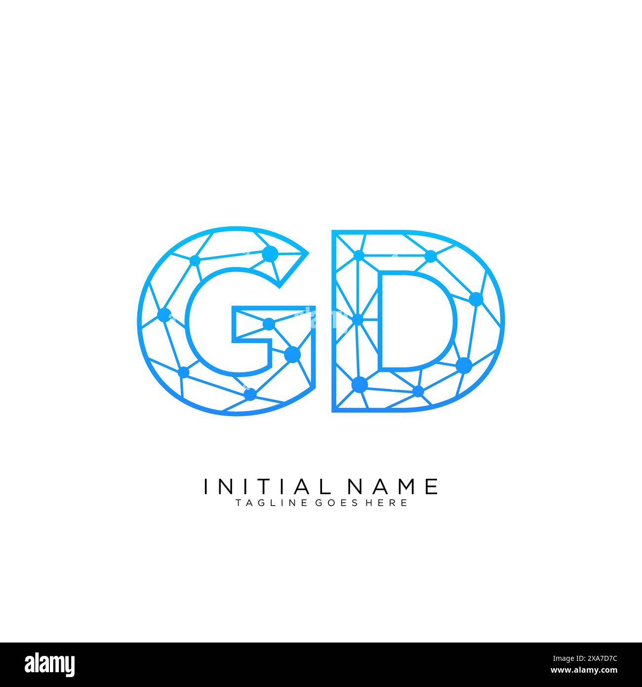 Gd logo design hi-res stock photography and images - Alamy