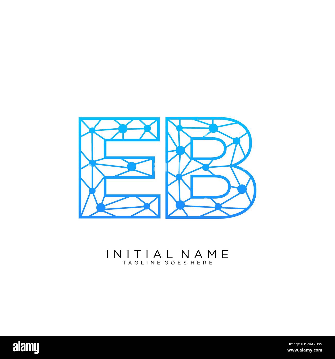 Eb logo design hi-res stock photography and images - Alamy