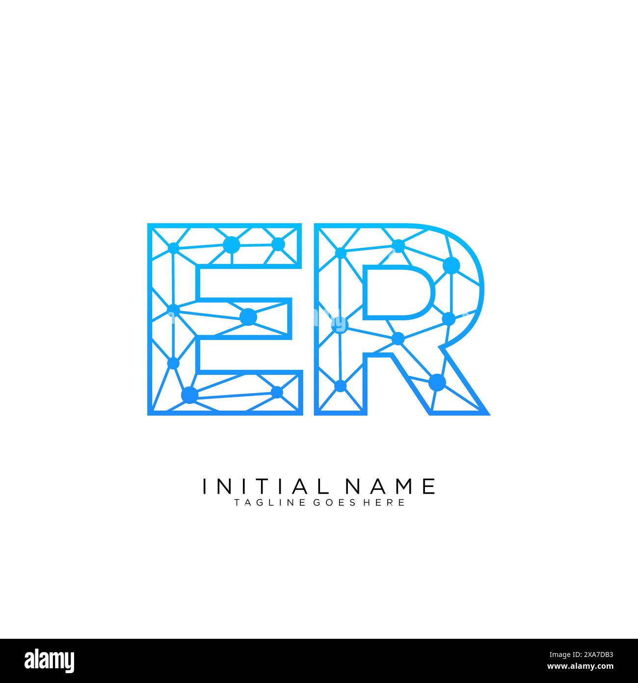 ER tech logo icon design template Stock Vector Image & Art - Alamy