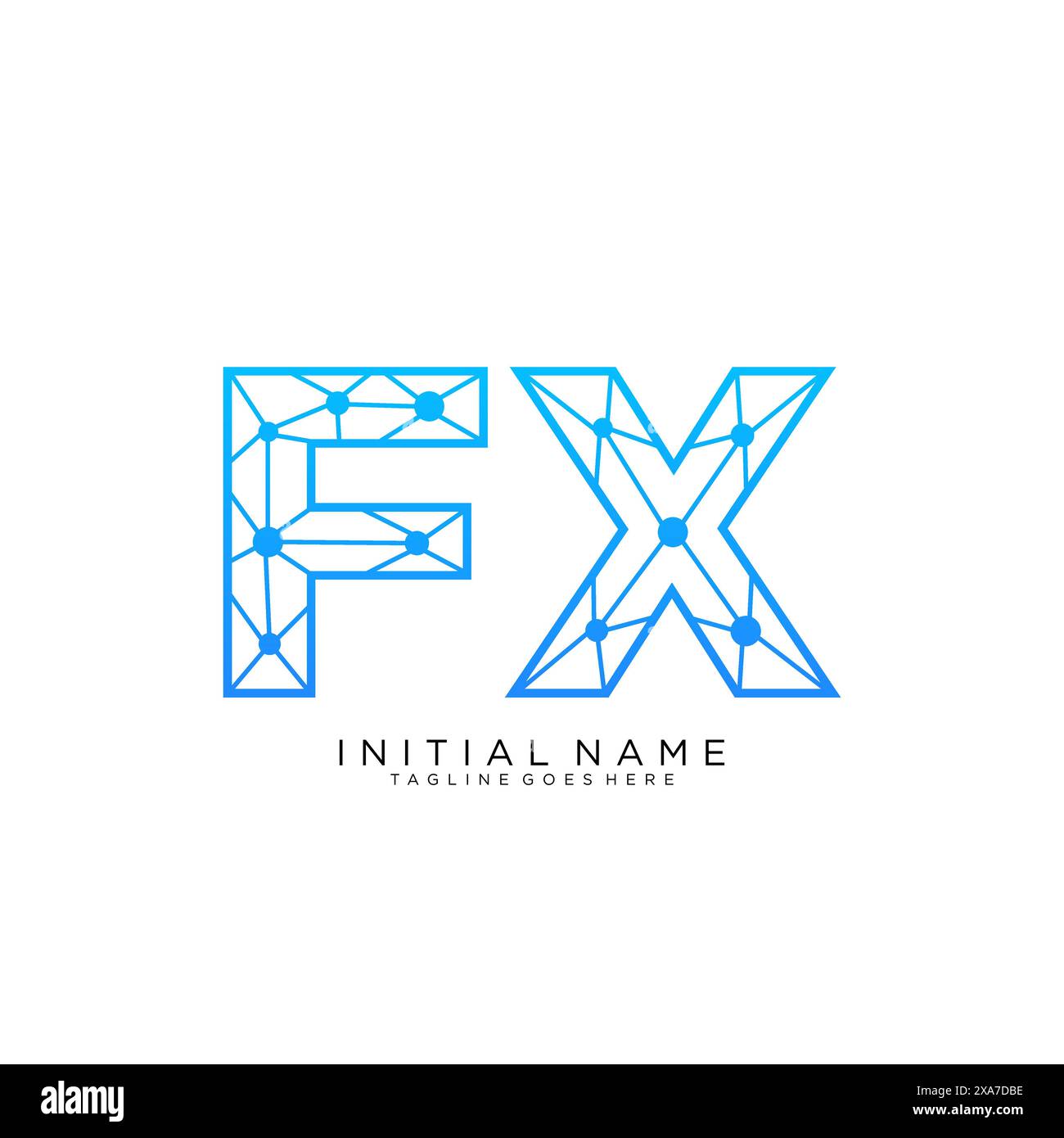 Fx logo design hi-res stock photography and images - Alamy
