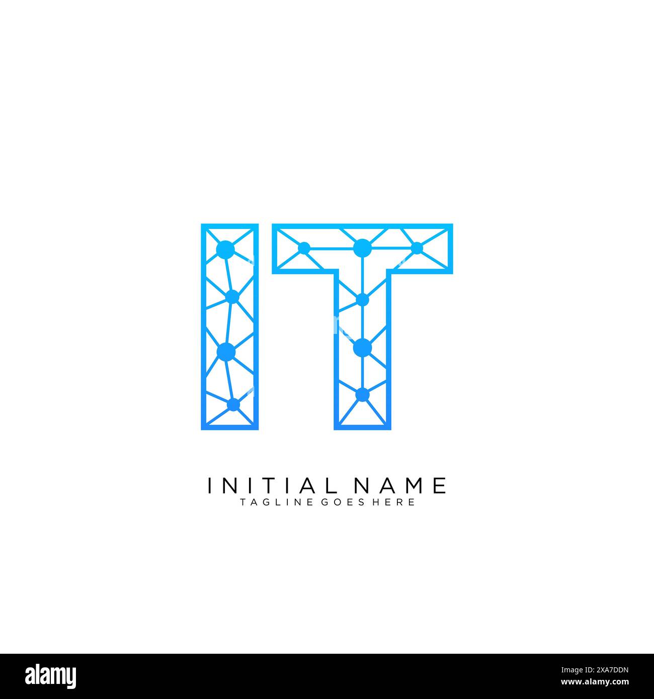 IT tech logo icon design template Stock Vector Image & Art - Alamy