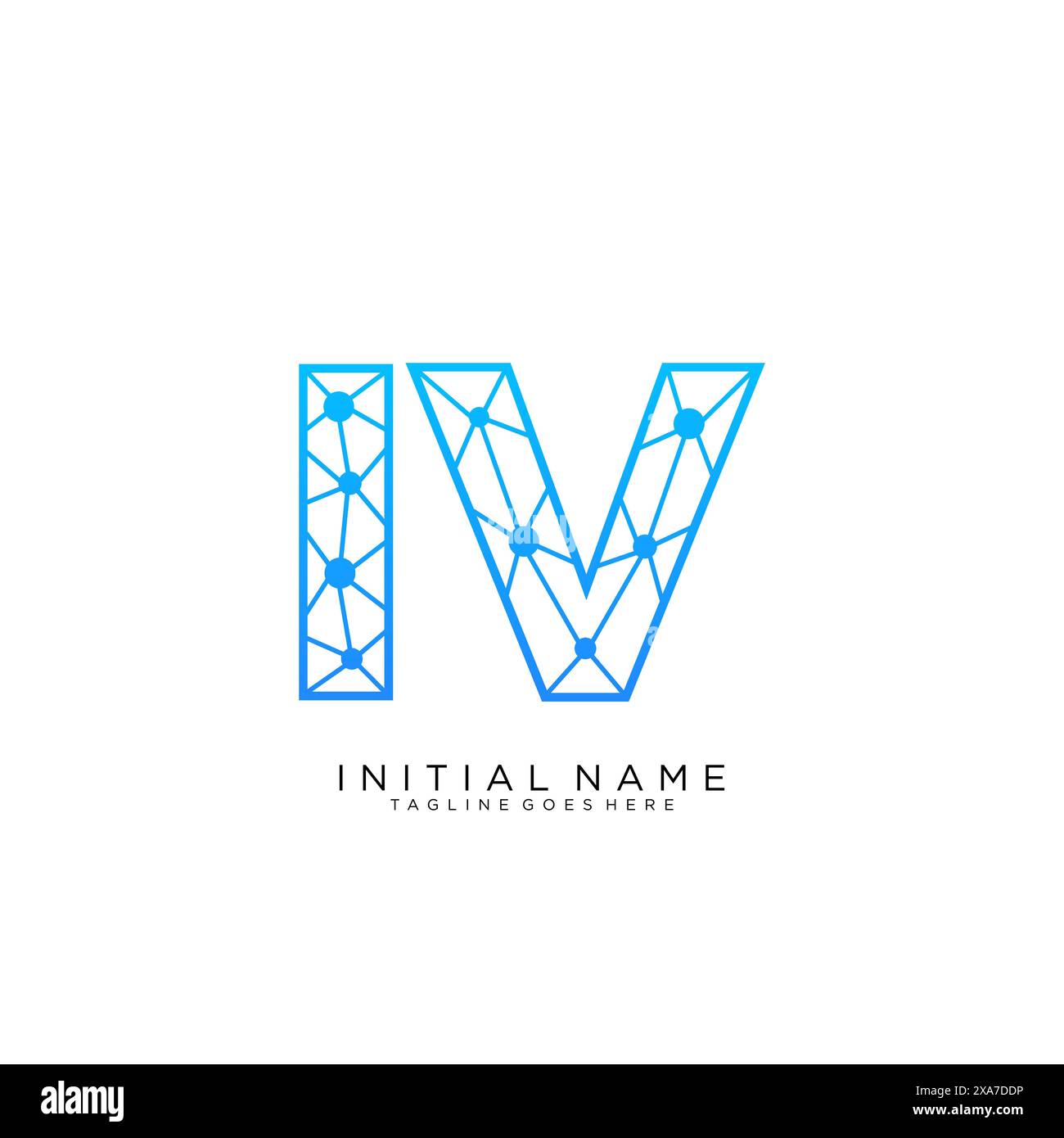 Iv logo hi-res stock photography and images - Alamy