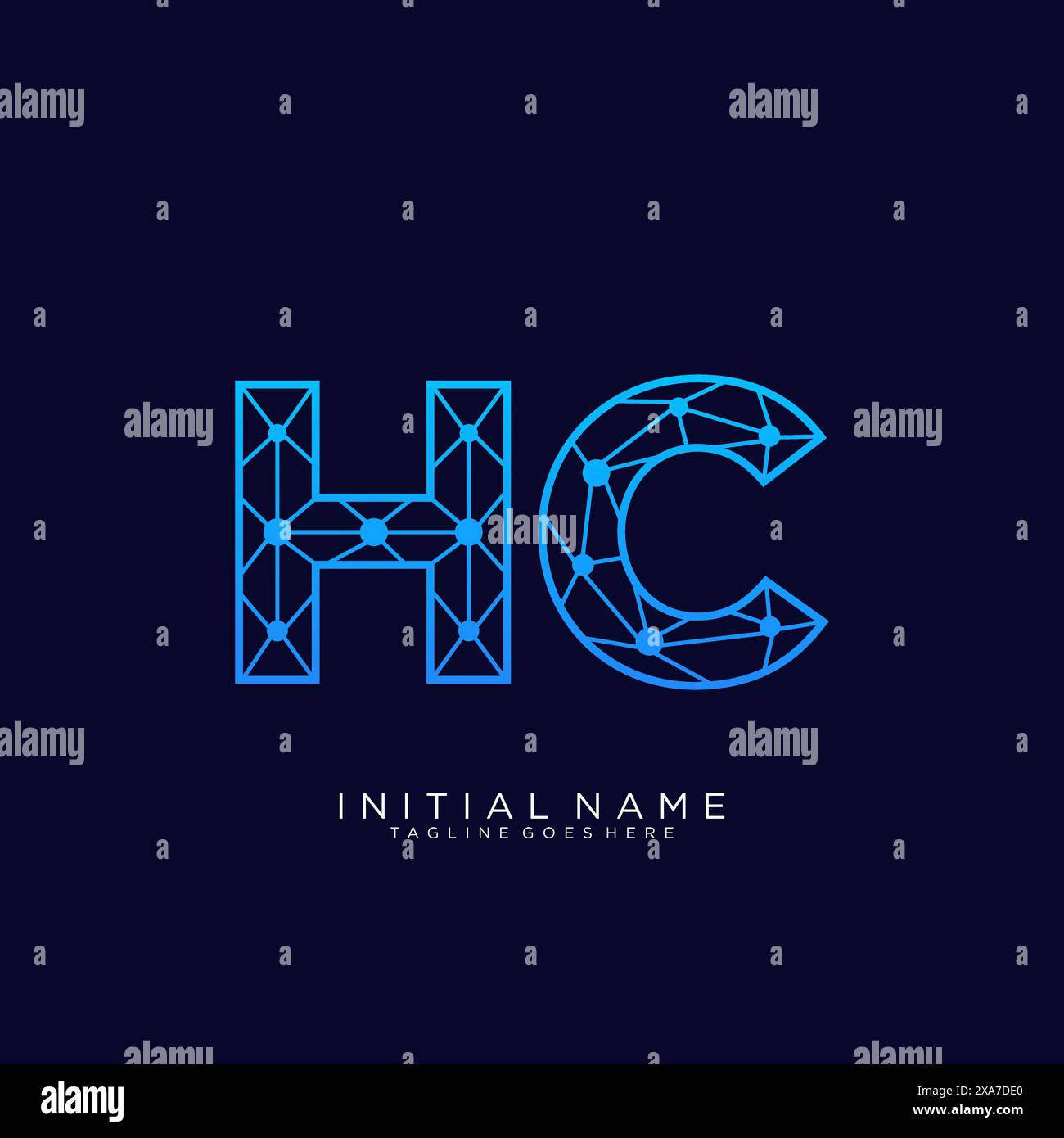Hc logo design hi-res stock photography and images - Alamy