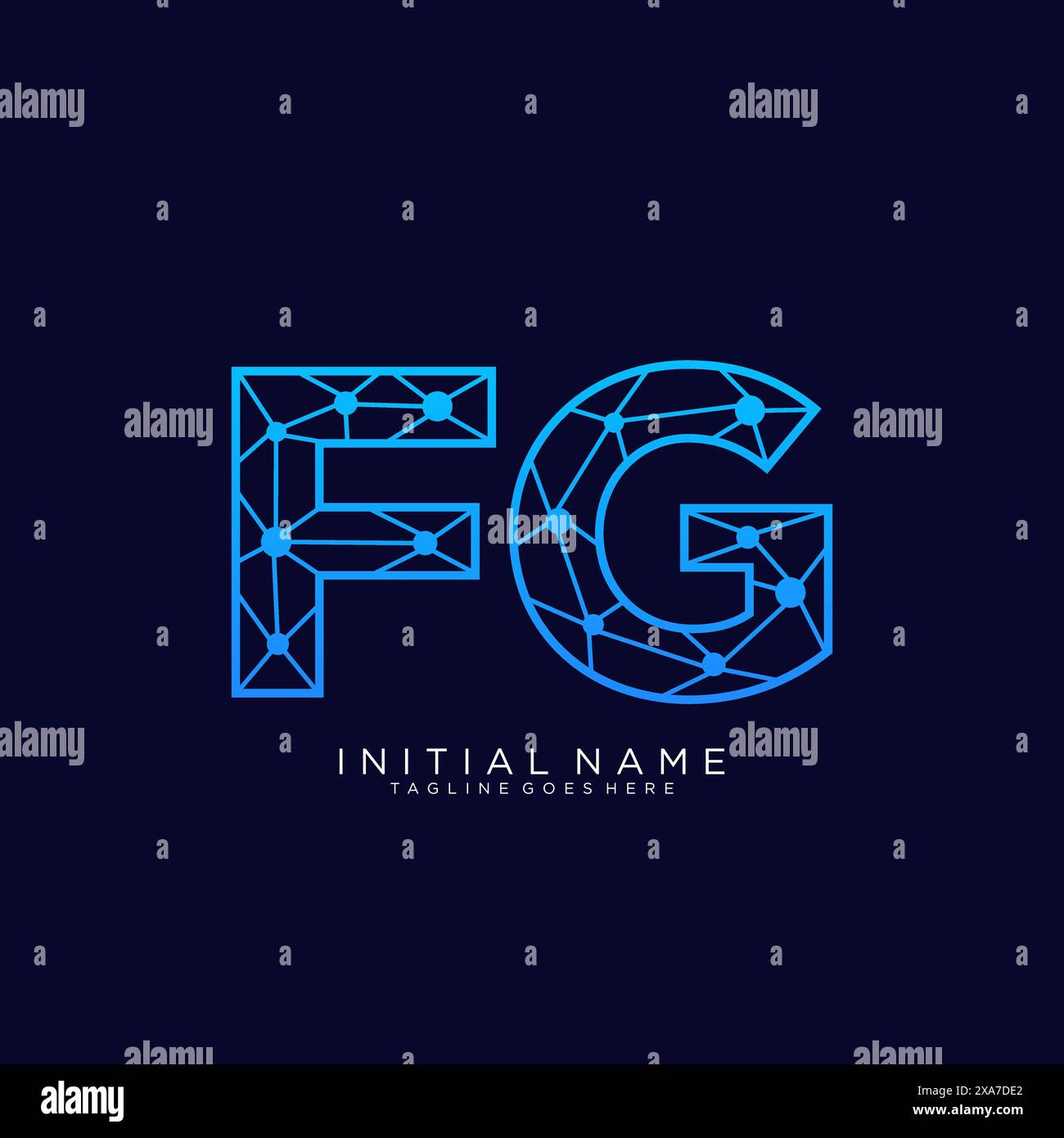 FG tech logo icon design template Stock Vector Image & Art - Alamy